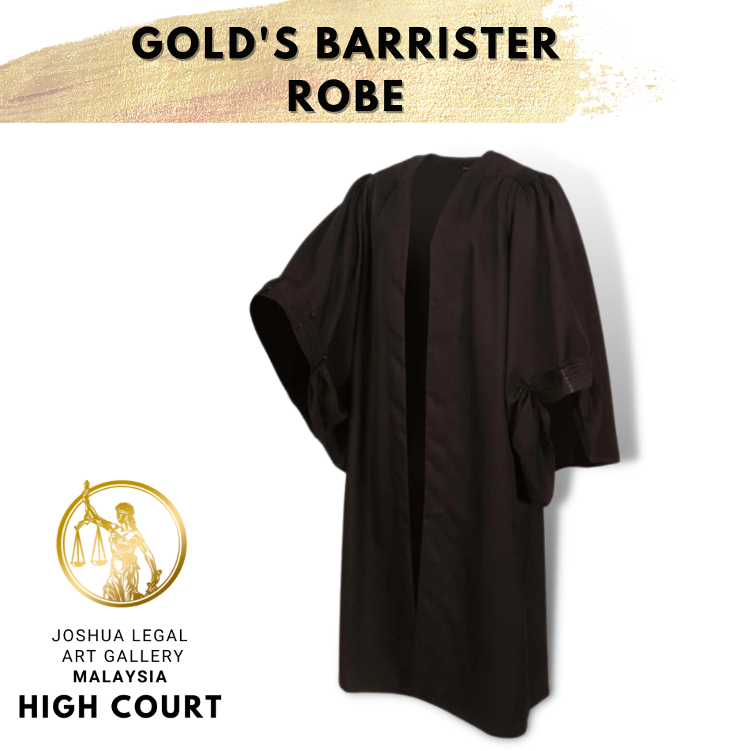 Buy Gold's Barrister Robe | Ready Stock | Malaysia – Law Books Malaysia ...