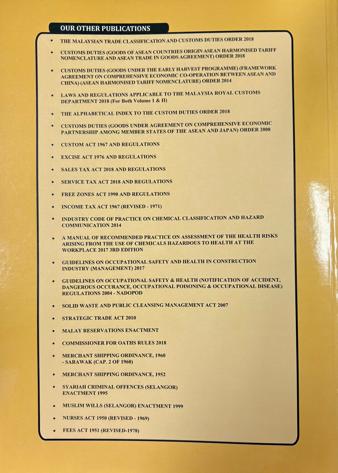 Stamp Act 1949 (Act 378) [As at 1st January 2025] – Law Books Malaysia ...