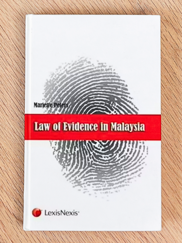 Law of Evidence in Malaysia by Mariette Peters – Law Books Malaysia ...