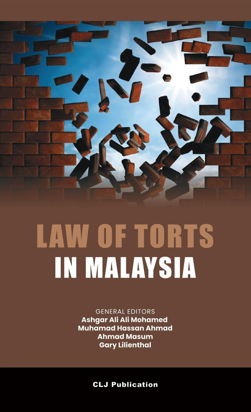 Law of Torts in Malaysia by Ashgar Ali | 2024 – Law Books Malaysia ...