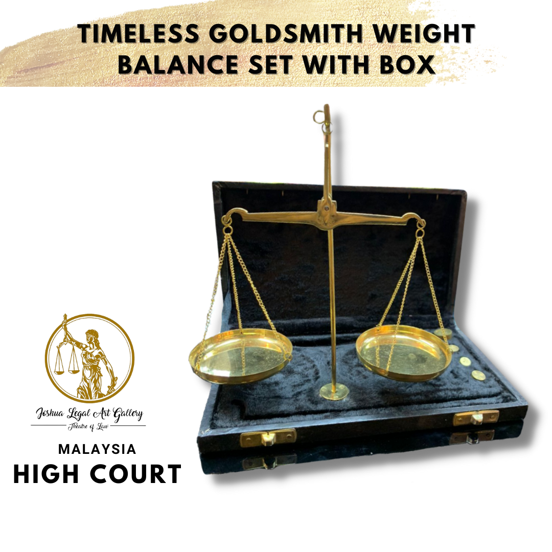 Timeless Goldsmith Weight Balance Set With Box – Law Books Malaysia ...