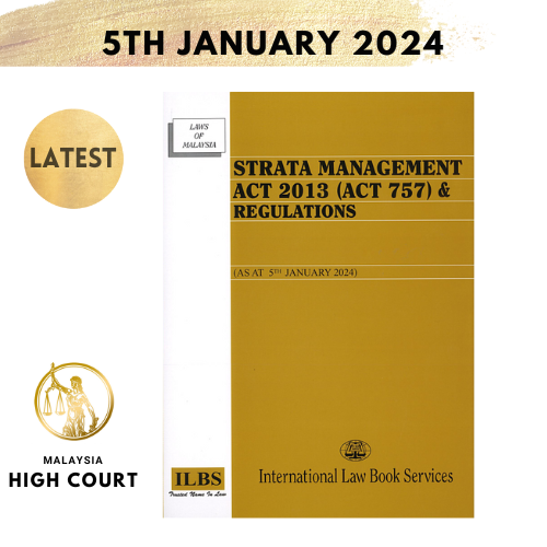Buy Strata Management Act 2013 (Act 757) & Regulations [As At 5th ...