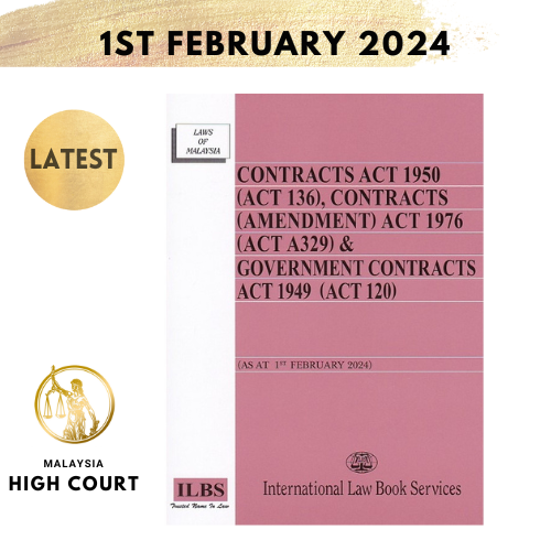 Buy Contracts Act 1950 (Act 136) & Government Contracts Act 1949 (Act ...