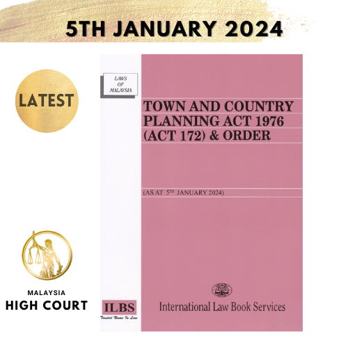 Buy Town and Country Planning Act 1976 (Act 172) & Order [As At 5th ...
