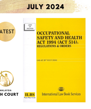 Buy Occupational Safety and Health Act 1994 (Act 514), Regulations ...