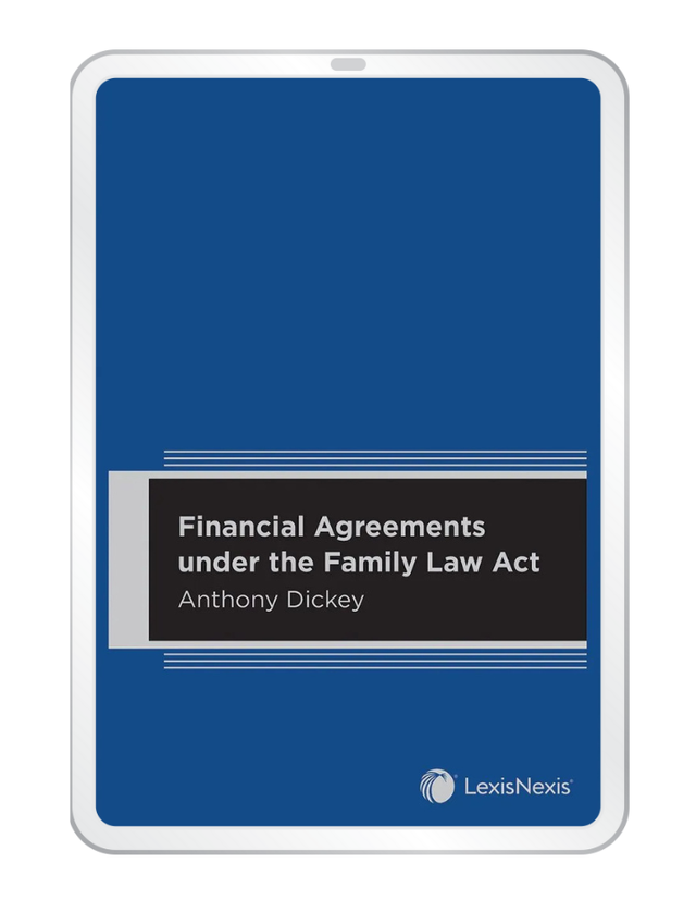 Financial Agreements under the Family Law Act by Anthony Dickey | eBoo ...