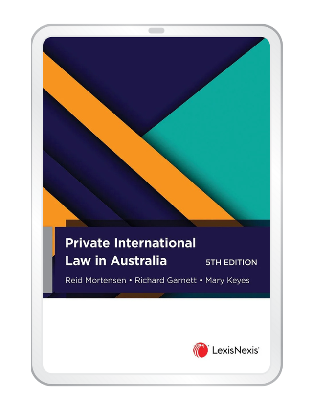 Private International Law in Australia, 5th edition | eBook – Law Books ...
