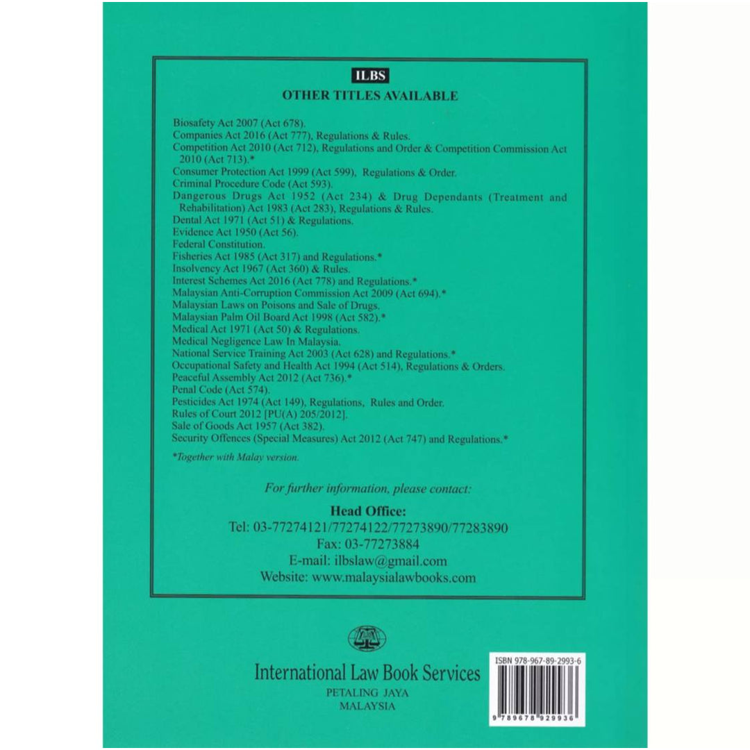 Buy Food Act 1983 (Act 281) & Regulations [As At 5th February 2023 ...