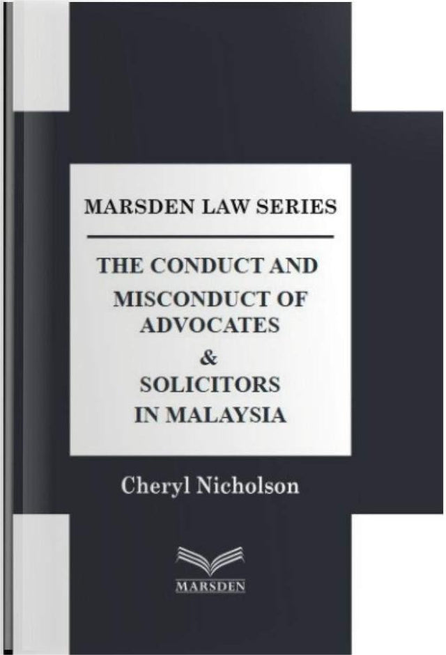 The Conduct & Misconduct of Advocates & Solicitors | 2025 – Law Books ...