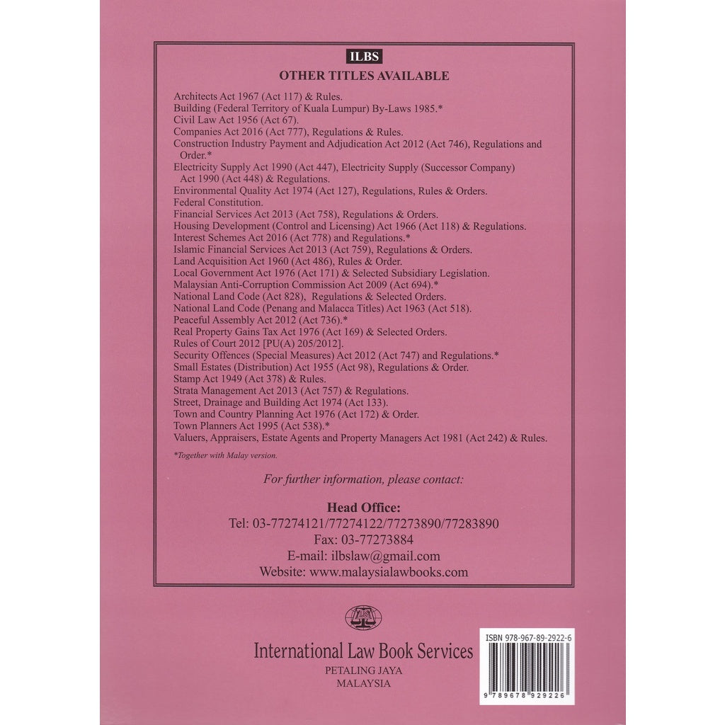 Buy Strata Titles Act 1985 (Act 318), Rules & Orders [As At 10th ...
