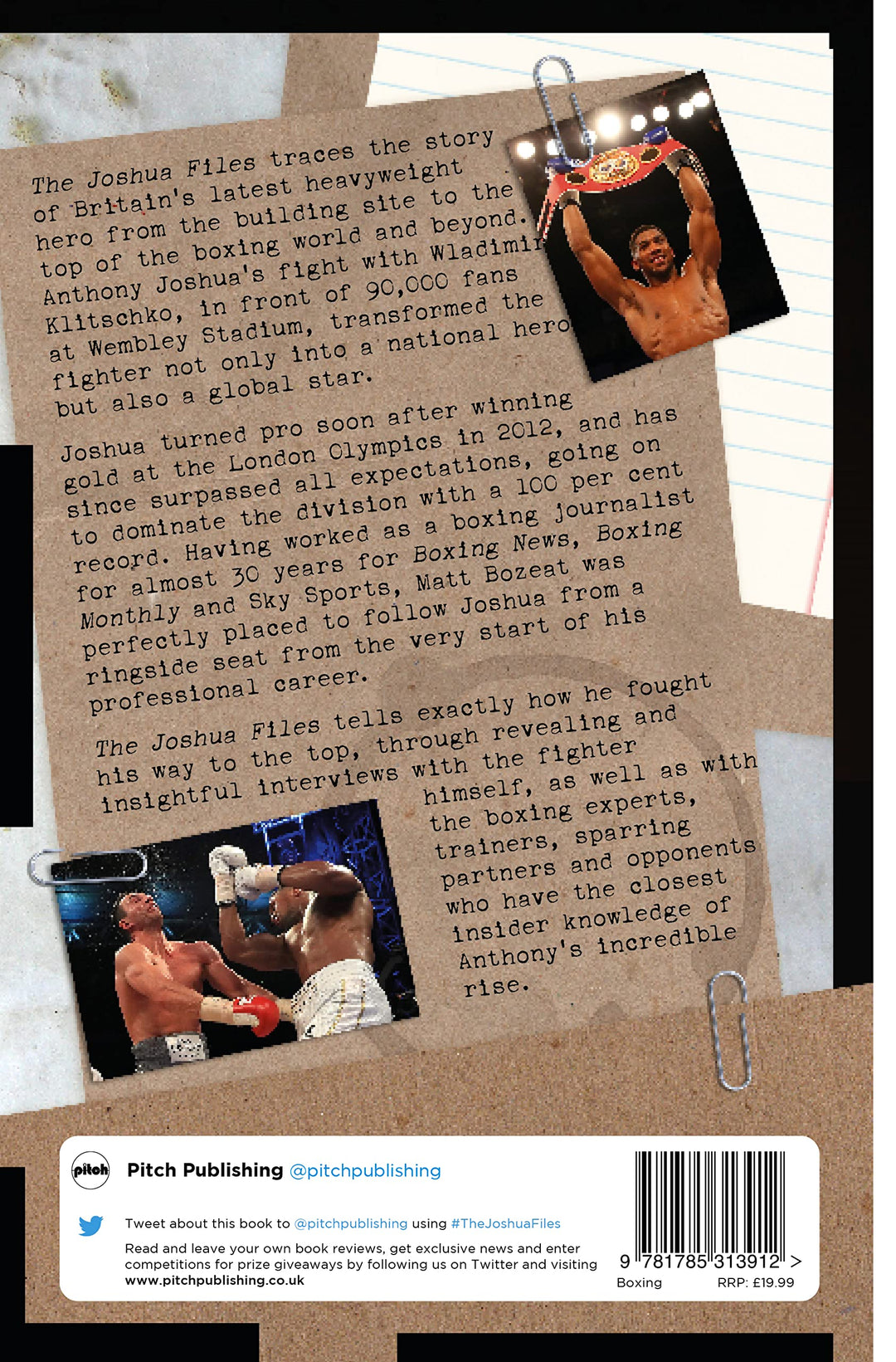 The Joshua Files: The Career of Britain's Heavyweight Hero – Law Books ...