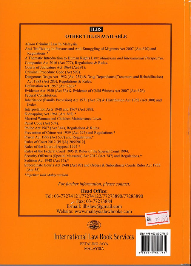 Buy Child Act 2001 (Act 611) and Regulations [As At 15th March 2021 ...
