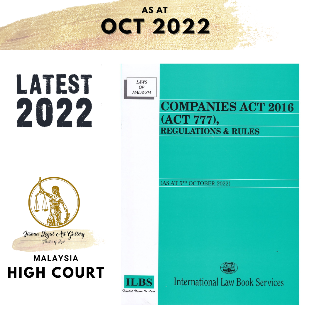 Buy Companies Act 2016 (Act 777), Regulations & Rules book [As At 5th ...