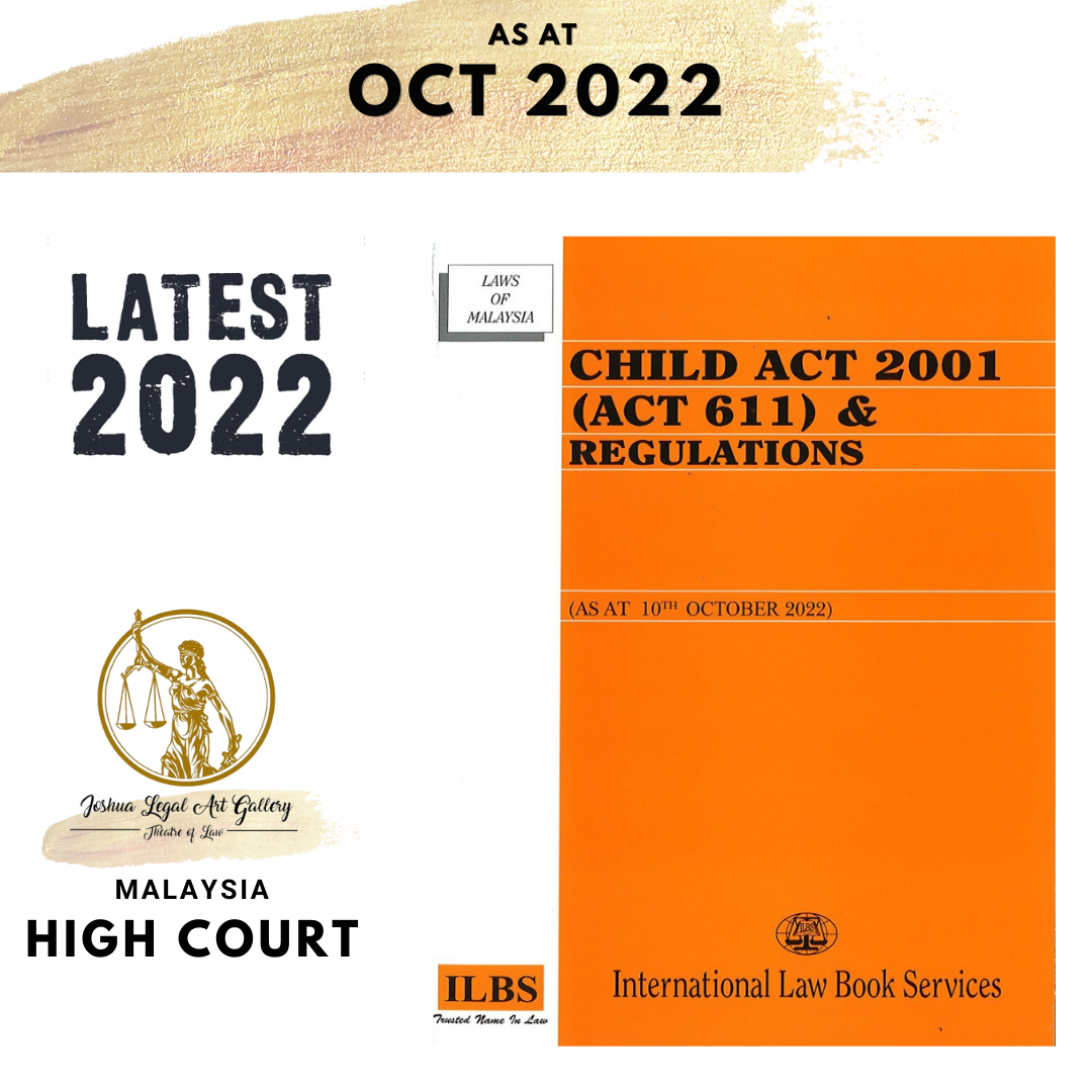 Buy Child Act 2001 (Act 611) and Regulations [As At 15th March 2021 ...