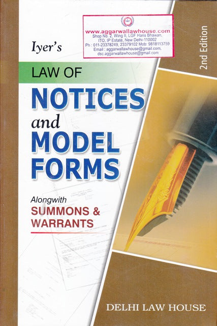 Buy Law of Notices and Model Forms | by Iyer – Law Books Malaysia ...